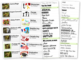 Ribbet! Add text and captions to your photos